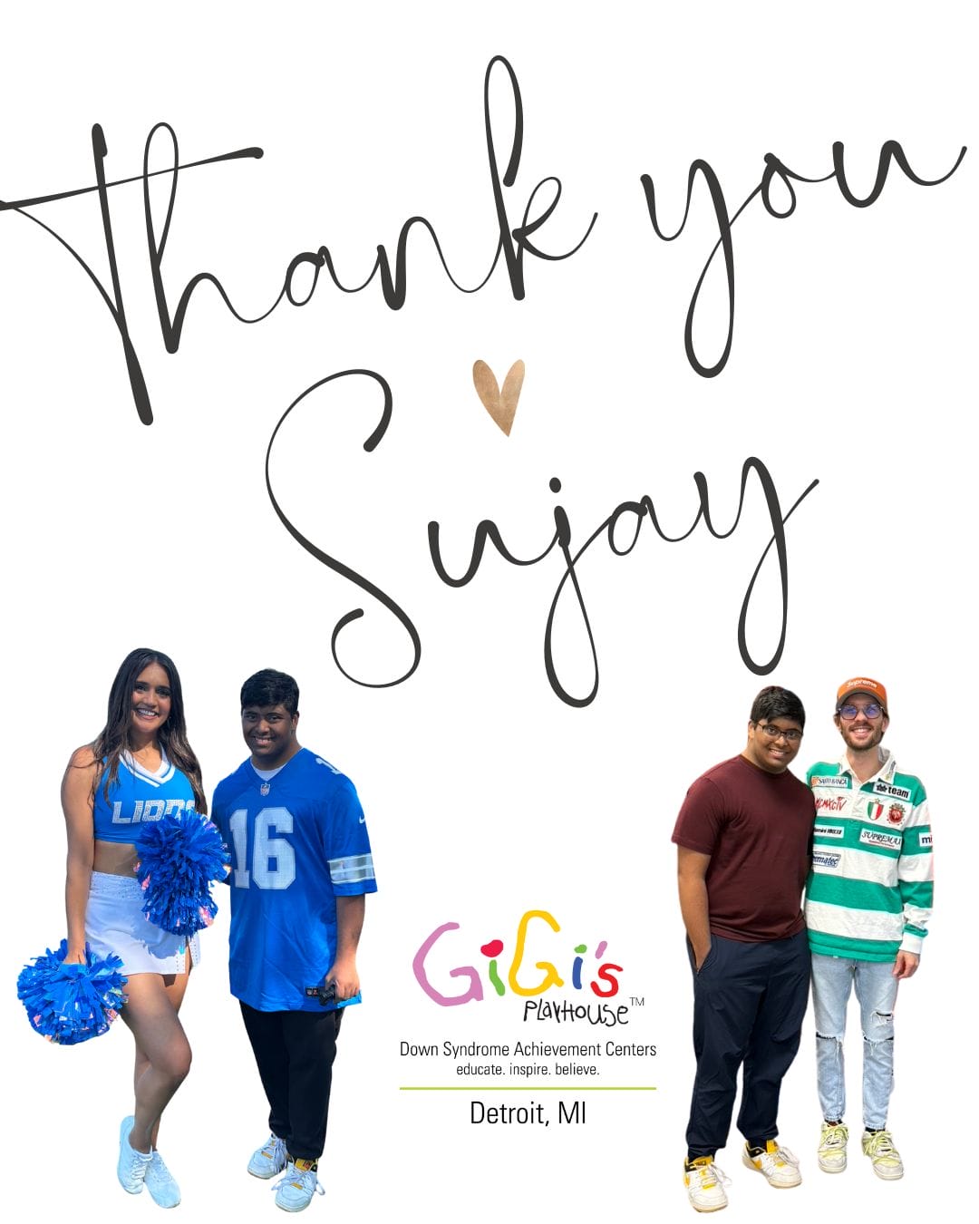 Thank You, Sujay: Celebrating an Incredible Internship Journey - Detroit