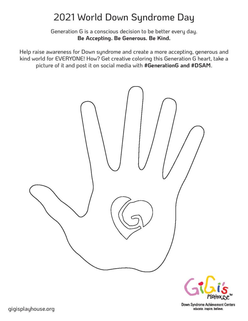 World Down Syndrome Day - Free Coloring Pages Here! - Little Rock